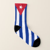 All Over Print Socks with Flag of Cuba | Zazzle