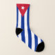 All Over Print Socks with Flag of Cuba | Zazzle