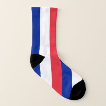 All Over Print Socks with Flag of France | Zazzle