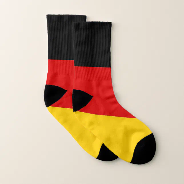All Over Print Socks with Flag of Germany | Zazzle