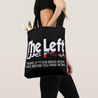 All-Over-Print Tote Bag - The Left, Defined... | Zazzle