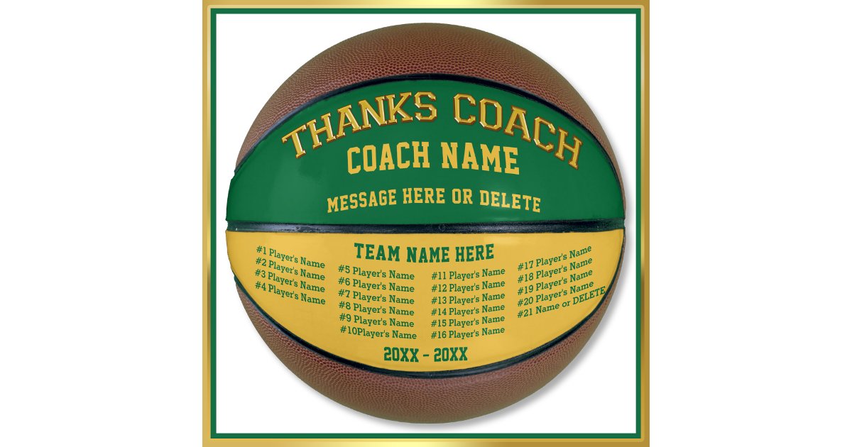 All Players Names Personalized Basketball Ball | Zazzle