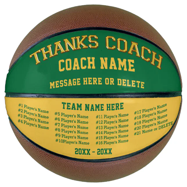All Players Names Personalized Basketball Ball | Zazzle
