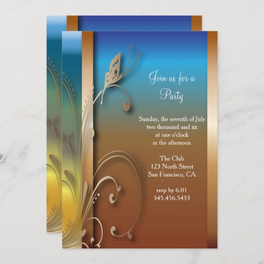All Purpose Party Celebration | DIY Text Invitation | Zazzle.com