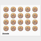 ALL SAINTS DAY FEAST FESTIVAL CLASSIC ROUND STICKER | Zazzle