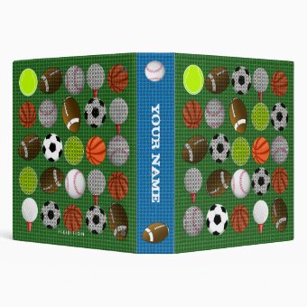 All Sport Athlete Binder 1 | Zazzle