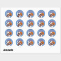 All-Star Classic Round Sticker | Zazzle