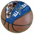 All-Star Dad Father's Day Photo Basketball | Zazzle
