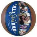 All-Star Dad Father's Day Photo Basketball | Zazzle
