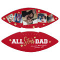 All-Star Dad Father's Day Photo Red Football | Zazzle
