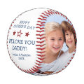 ALL STAR DAD Happy Fathers Day 2 Photos Baseball | Zazzle