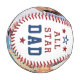 ALL STAR DAD Happy Fathers Day 2 Photos Baseball | Zazzle