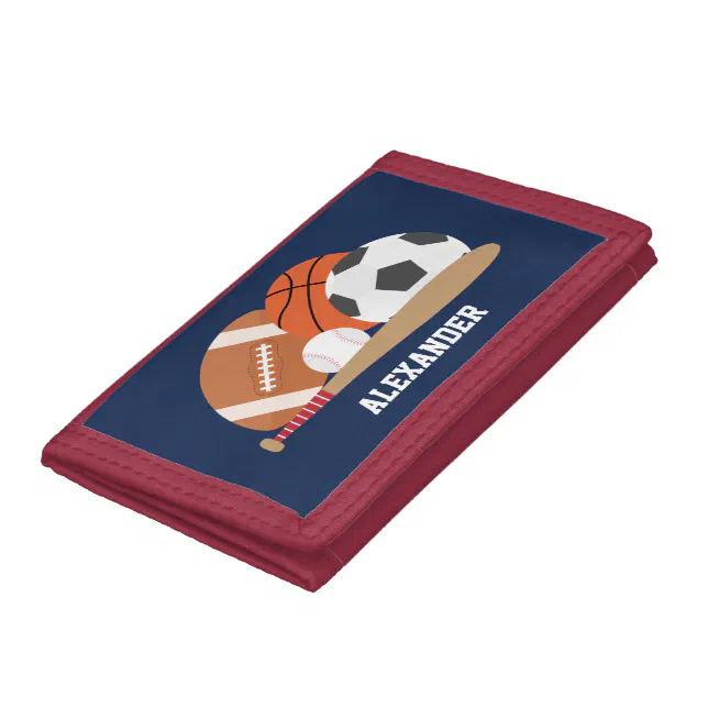 All Star Sports Trifold Wallet | Zazzle