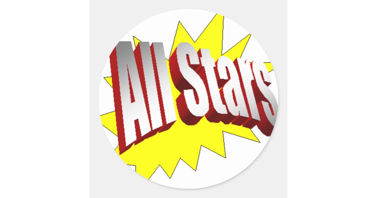 All Stars Sticker | Zazzle