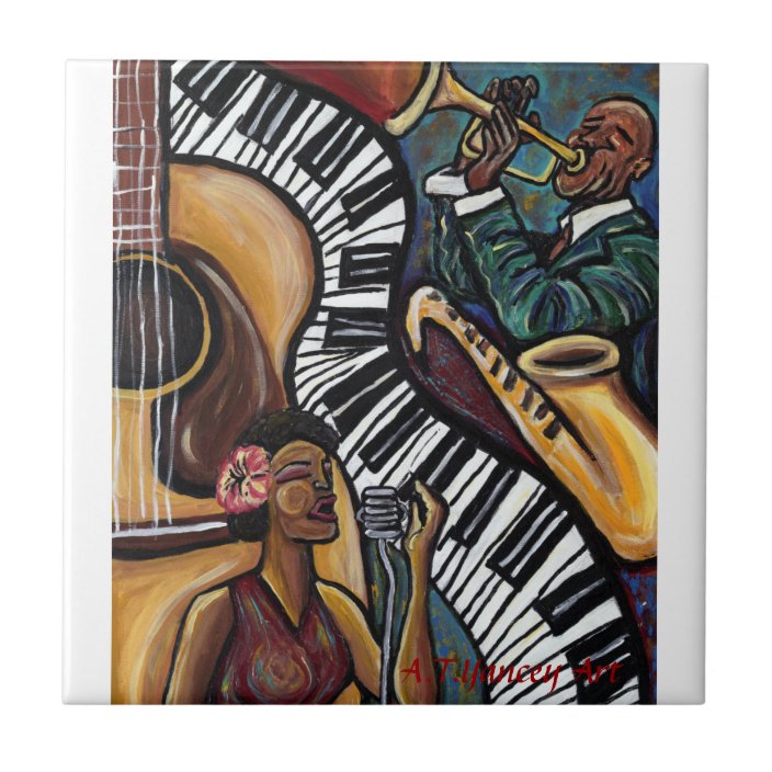 All That Jazz Tile | Zazzle.com