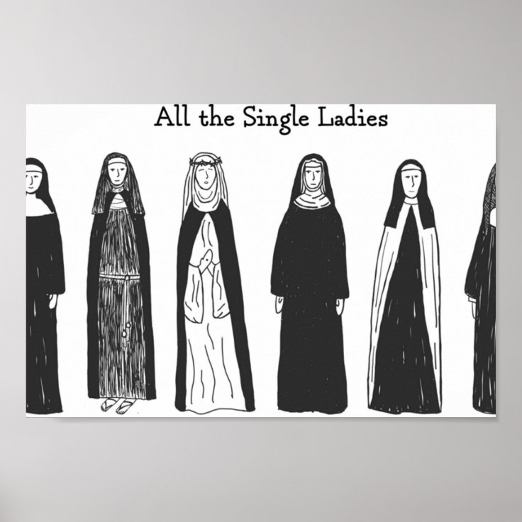All the Single Ladies Poster | Zazzle