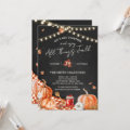 All Things Fall Party Invitation | Zazzle