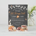 All Things Fall Party Invitation | Zazzle