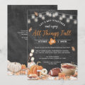 All Things Fall Party Invitation | Zazzle