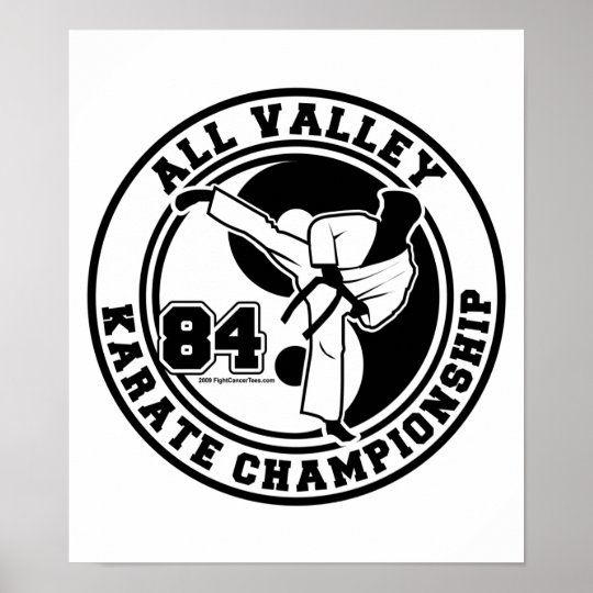 All Valley Karate Championship Poster | Zazzle.com
