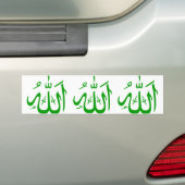Allah Bumper Sticker | Zazzle