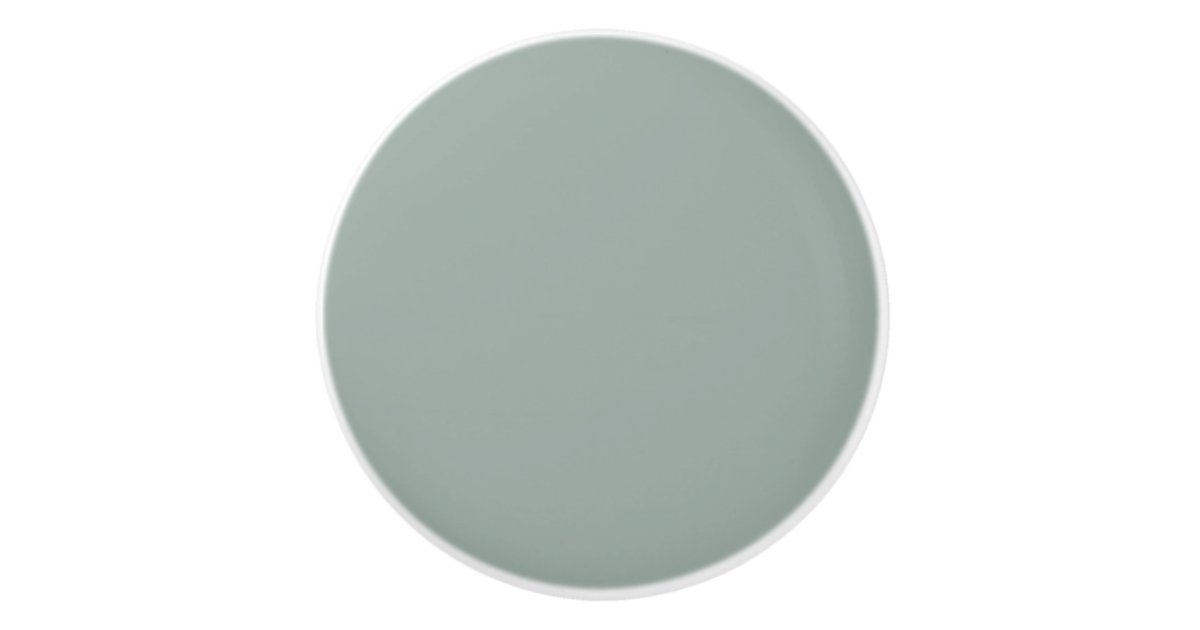 Allaying Grey Blue Green Solid Color Ceramic Knob | Zazzle Allaying Grey Blue Green Solid Color Ceramic Knob | Zazzle