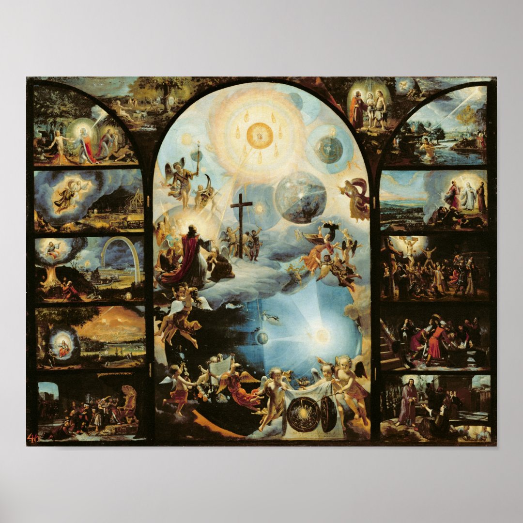 Allegory of the Creation of the Cosmos Poster | Zazzle