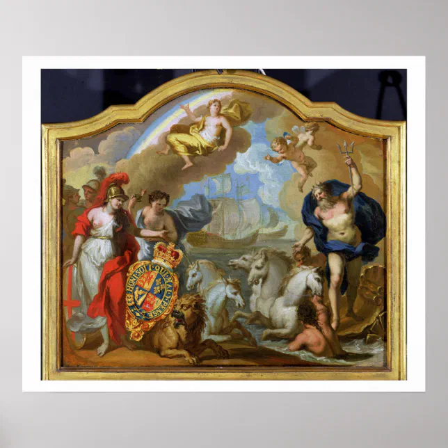 Allegory of the Power of Great Britain by Sea, des Poster | Zazzle