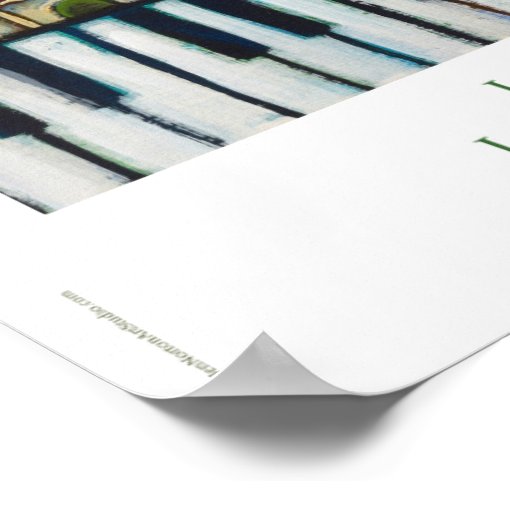 Alleluia Musical poster for classroom or choir | Zazzle