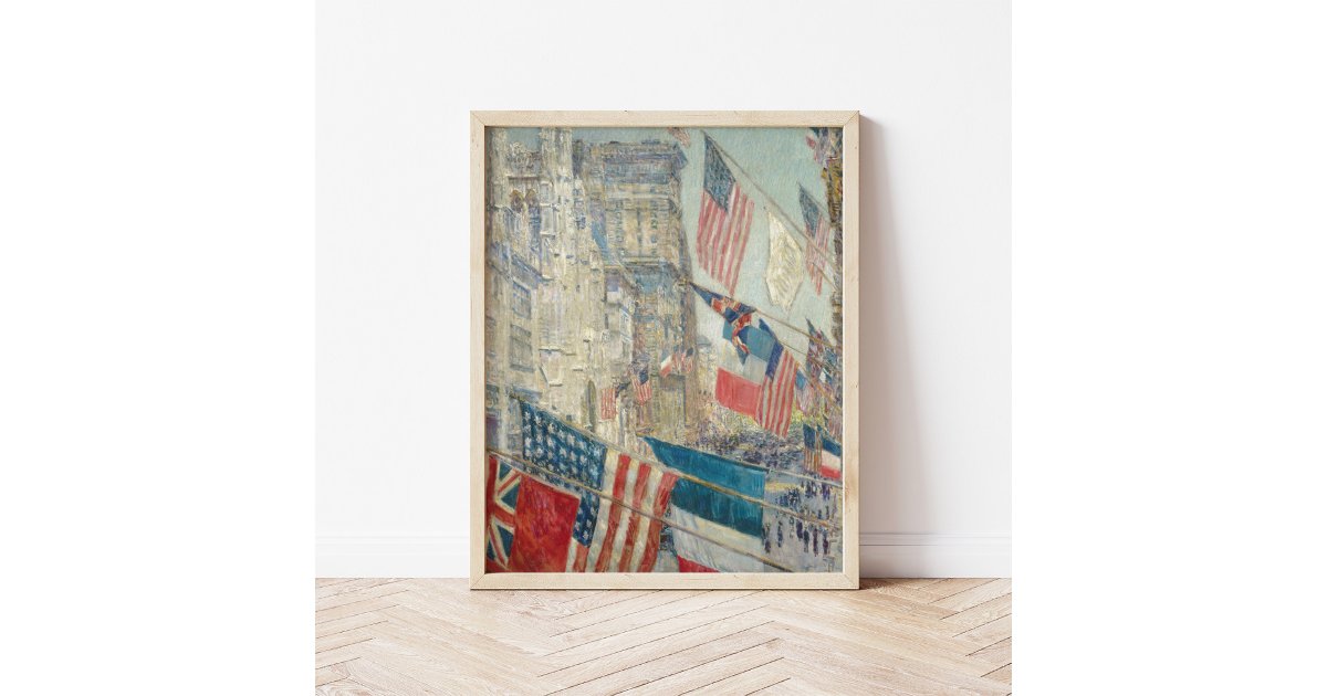 Allies Day | Childe Hassam Poster | Zazzle