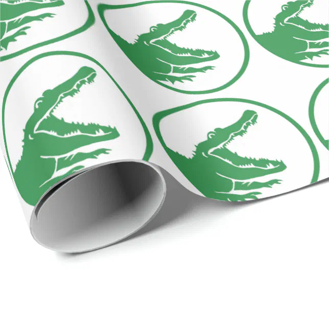 Alligator gift wrap | Zazzle