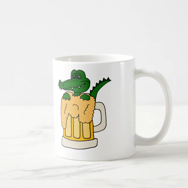 Alligator in Beer Mug | Zazzle