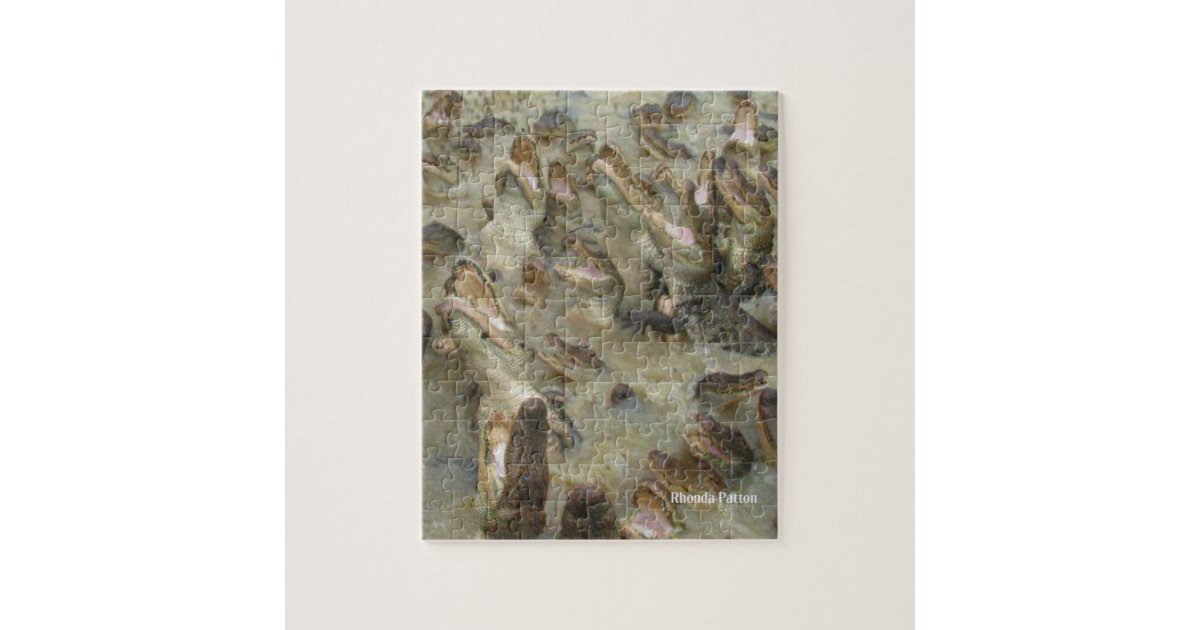 Alligator jigsaw puzzle | Zazzle