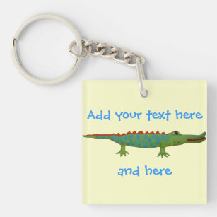 Alligator Keychains - No Minimum Quantity | Zazzle