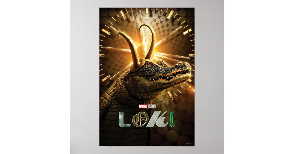 Alligator Loki TVA Poster | Zazzle