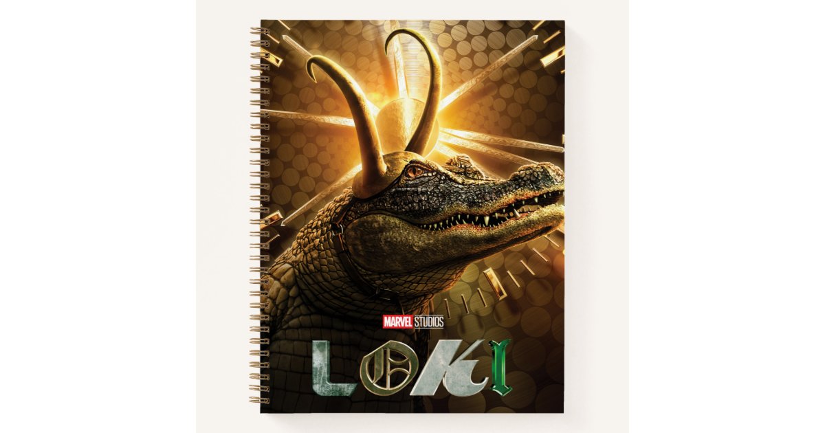 Alligator Loki TVA Poster Notebook | Zazzle