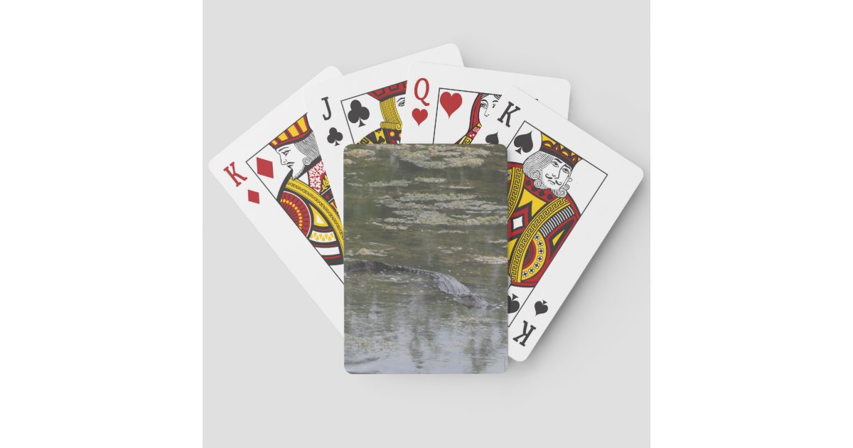 Alligator Playing Cards | Zazzle