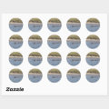 Alligator Swimming in Florida Water Classic Round Sticker | Zazzle
