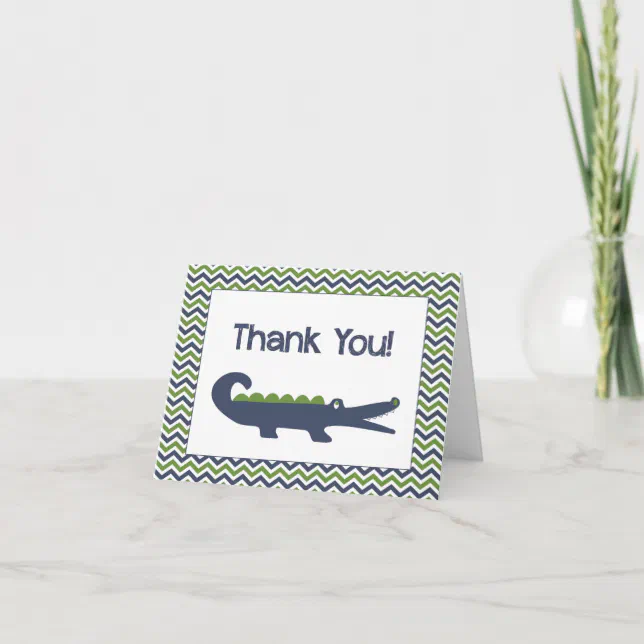 Alligator Thank You Cards | Zazzle