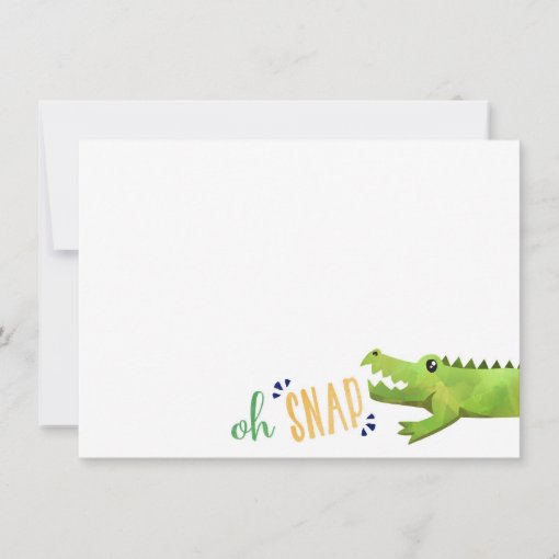 Alligator Thank You Note Cards | Zazzle
