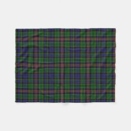Allison Clan Tartan Plaid Fleece Blanket | Zazzle