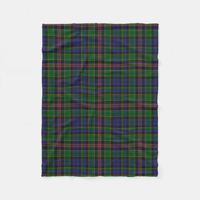 Allison Clan Tartan Plaid Fleece Blanket | Zazzle