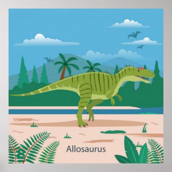 Allosaurus Poster | Zazzle