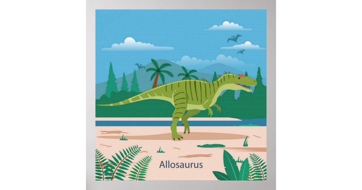 Allosaurus Poster | Zazzle