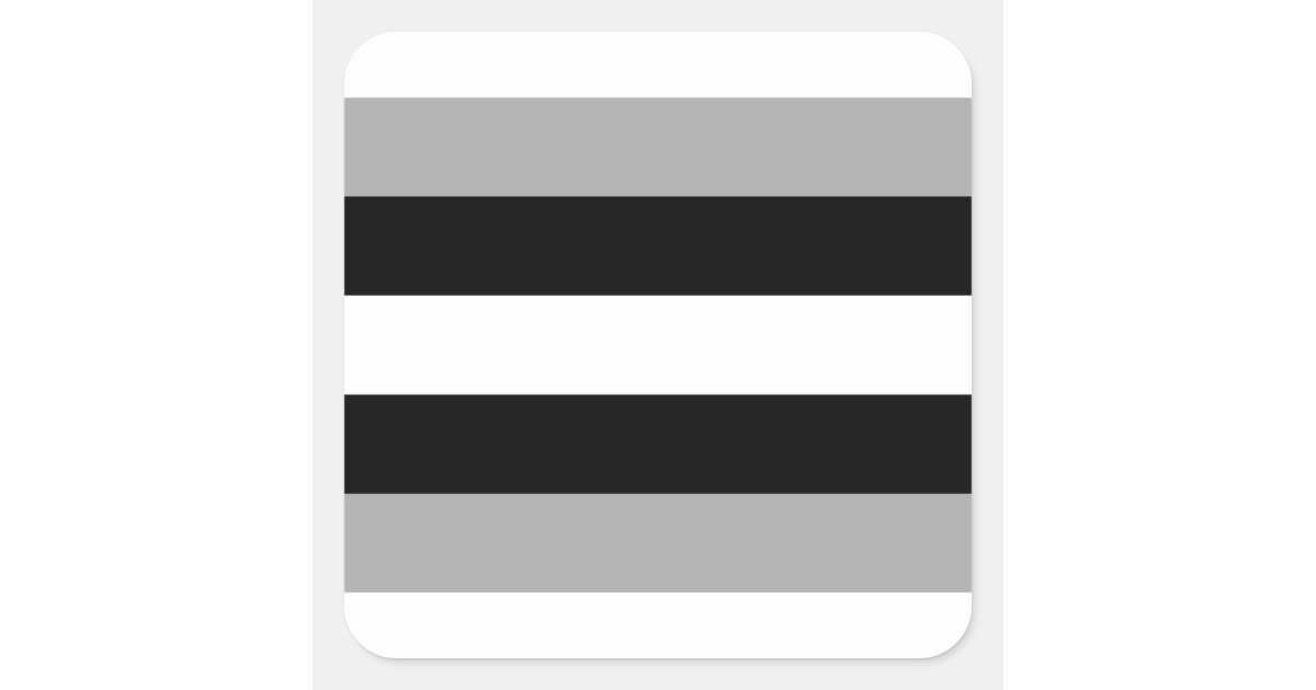 allosexual pride flag square sticker | Zazzle