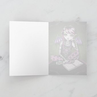 Ally Emo Fairy Card | Zazzle