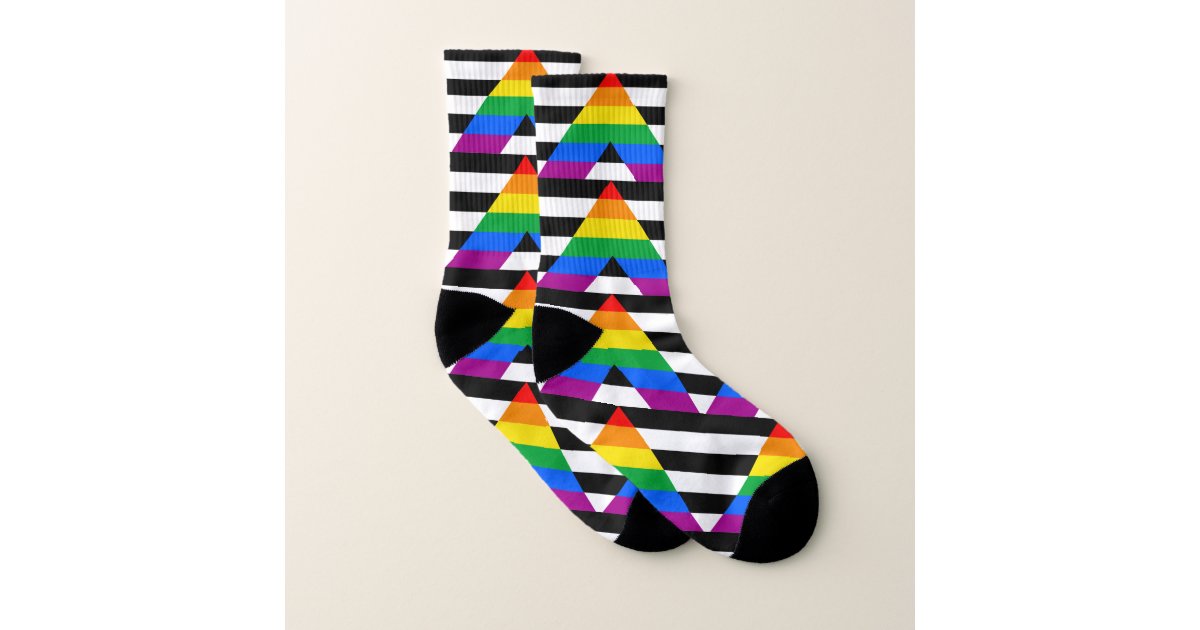 Ally Pride Flag Socks | Zazzle