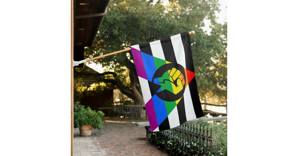 Ally Protest Pride Flag | Zazzle