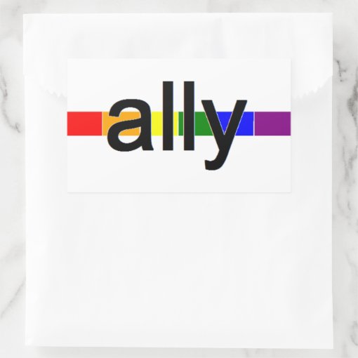Ally Sticker | Zazzle