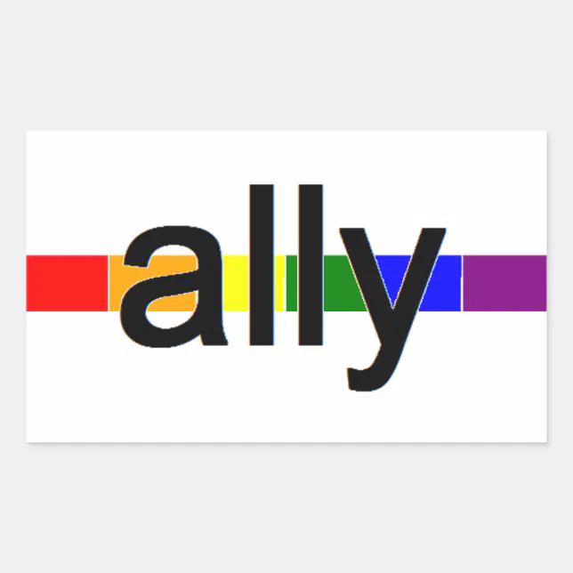 Ally Sticker | Zazzle